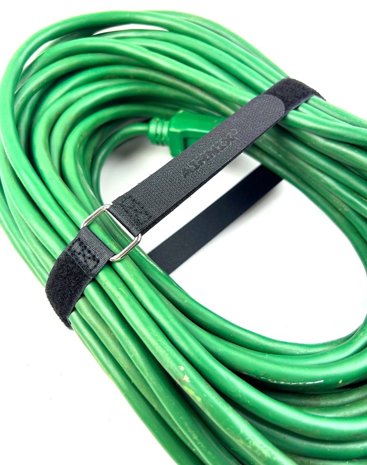 AIRNIX Hook and Loop Reusable Nylon Cinch Straps, Securing Cable Straps ...