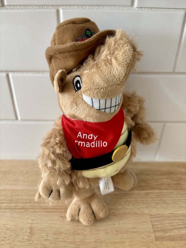 Texas Roadhouse Mascot Andy the Armadillo 9” Plush Stuffed Animal ...