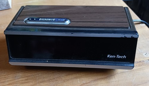 Ken-Tech Alarm Clock - Model T-2096 Faux Wood Grain. Working. Tested ...