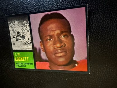 1962 Topps Football Card #40 J.W. Lockett-Dallas Cowboys Ex Mint+ Card ...