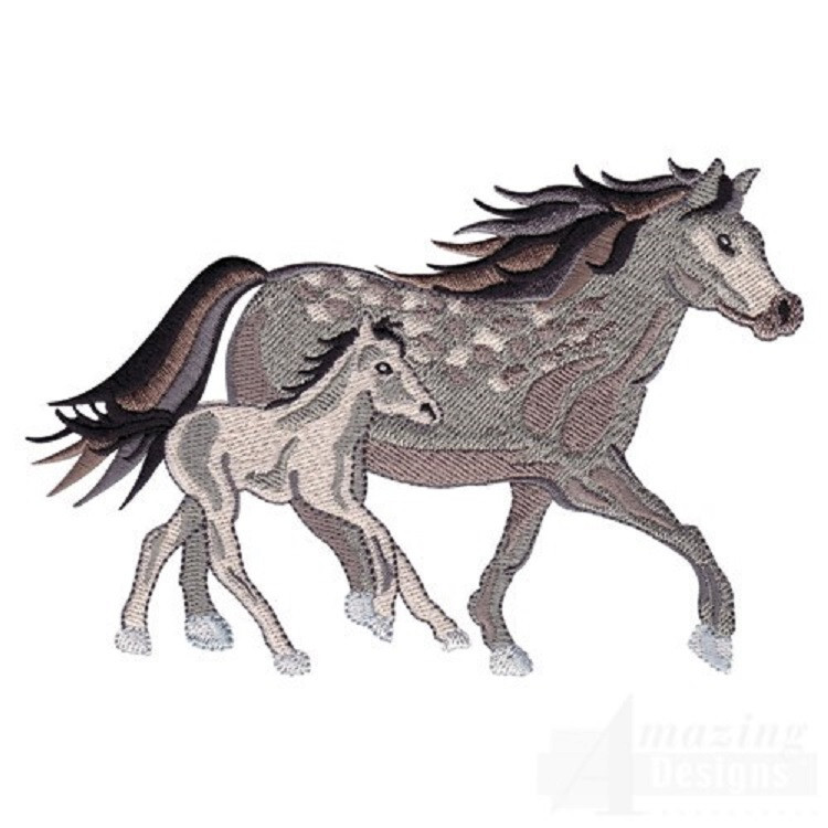 30 Wild Horses Machine Embroidery Designs on USB | eBay