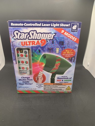 Star Shower Ultra 9 Outdoor Christmas Laser Light Projector Show with ...