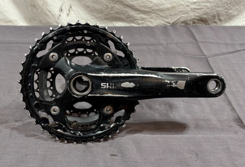 Shimano Deore FC-M552 175mm 44/32/22 Aluminum Triple Crankset 24mm ...