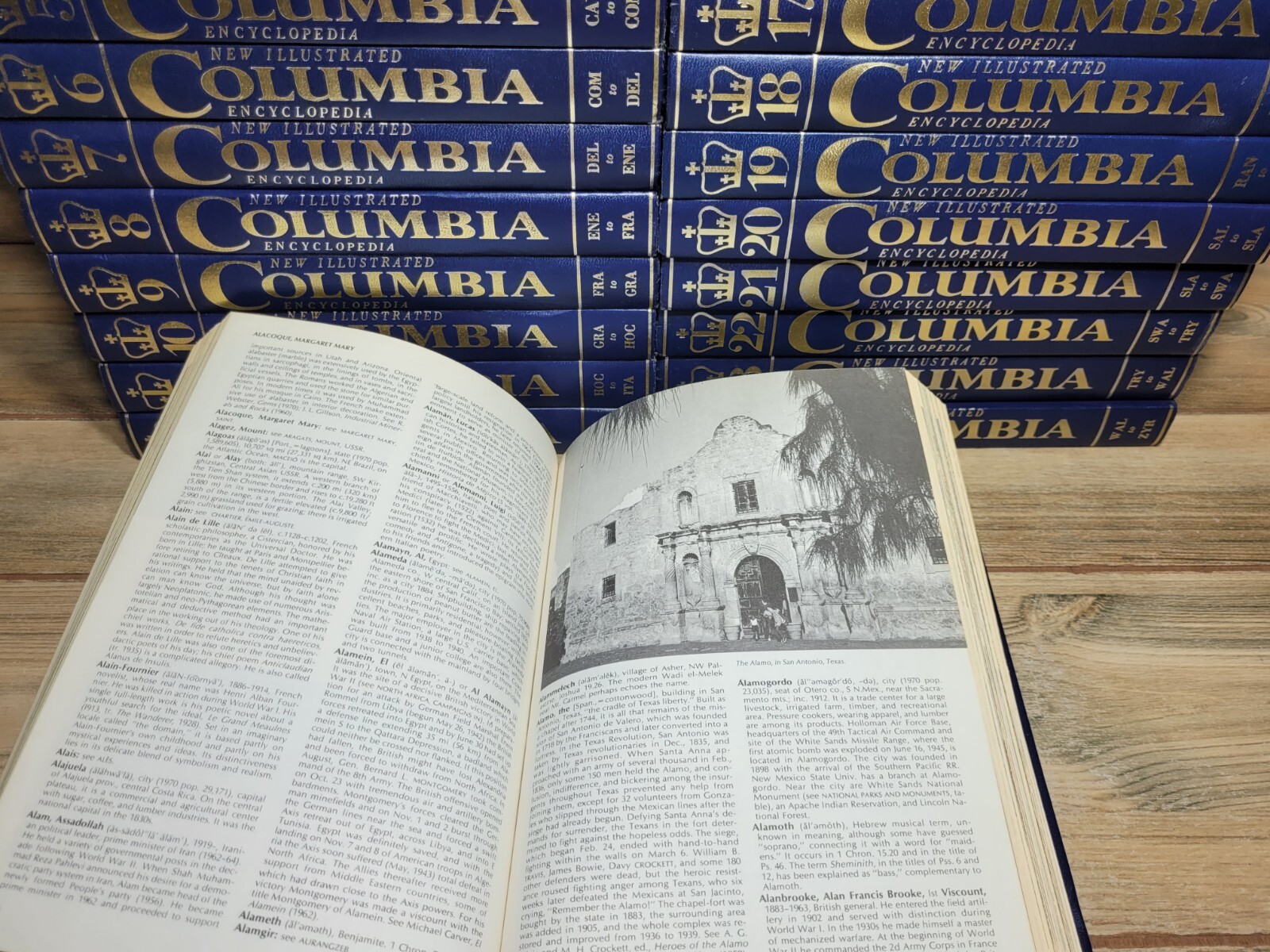 New Illustrated Columbia Encyclopedia Vol 1-24 Hardcover Columbia Univ ...
