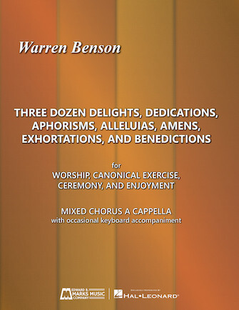 Three Dozen Delights, Dedications, Aphorisms, Alleluias, Amens ...