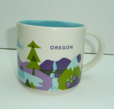 Starbucks OREGON State Coffee Mug You Are Here Collection Cup YAH ...