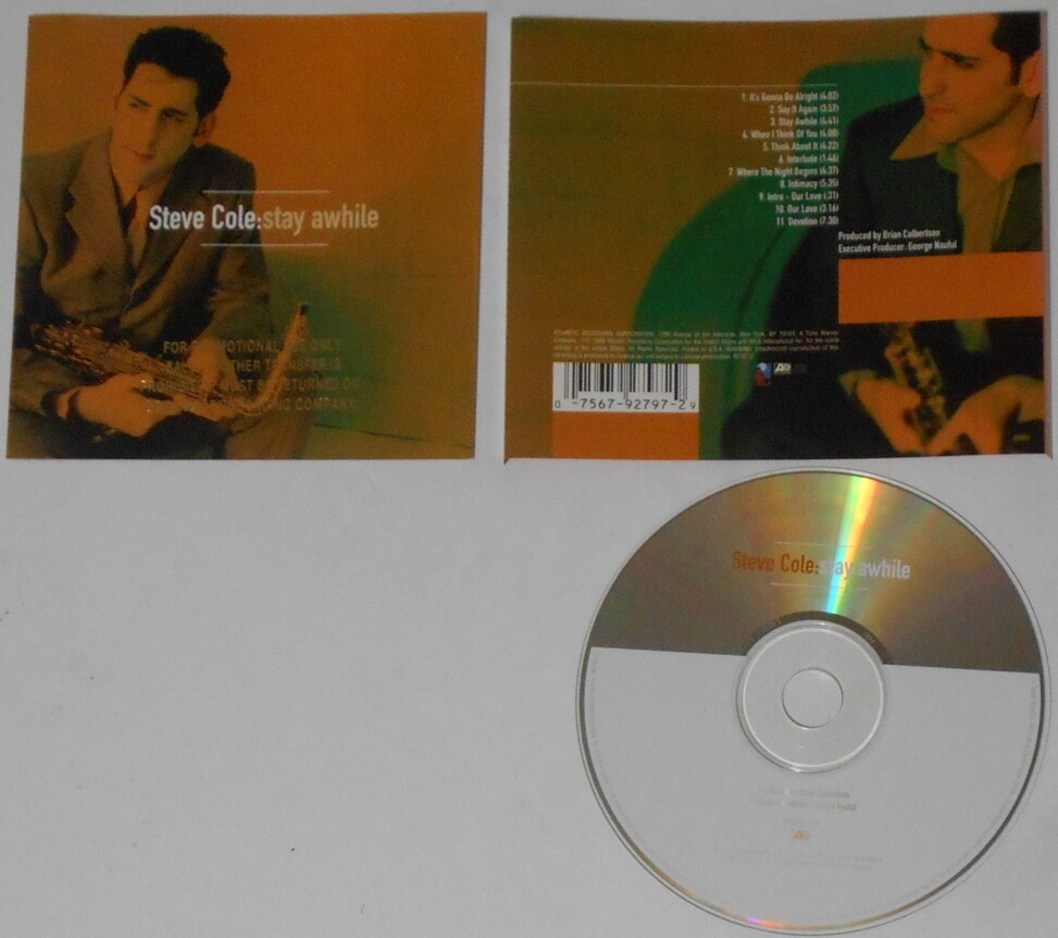 Steve Cole - Stay Awhile - U.S. promo label cd, Gold DJ Stamp | eBay