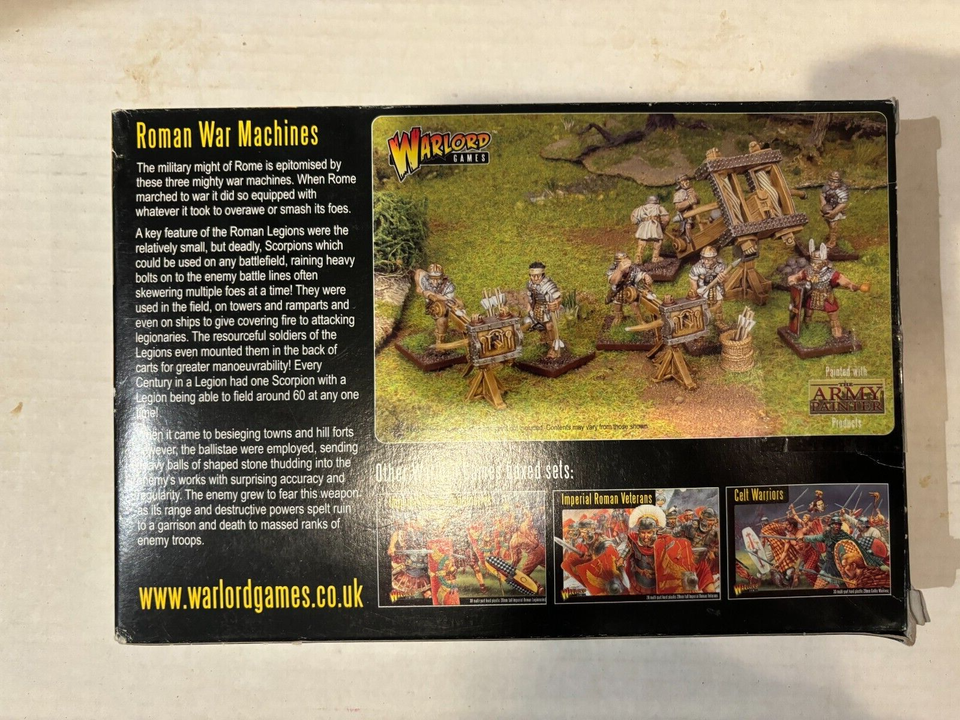 Warlord Games Imperial Roman War Machines in Sealed Box 28mm Wargame ...