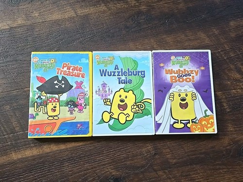 Wow Wow Wubbzy DVD Lot Of 3 Pirate Treadure, A Wuzzlebury Tale, Wubbzy ...