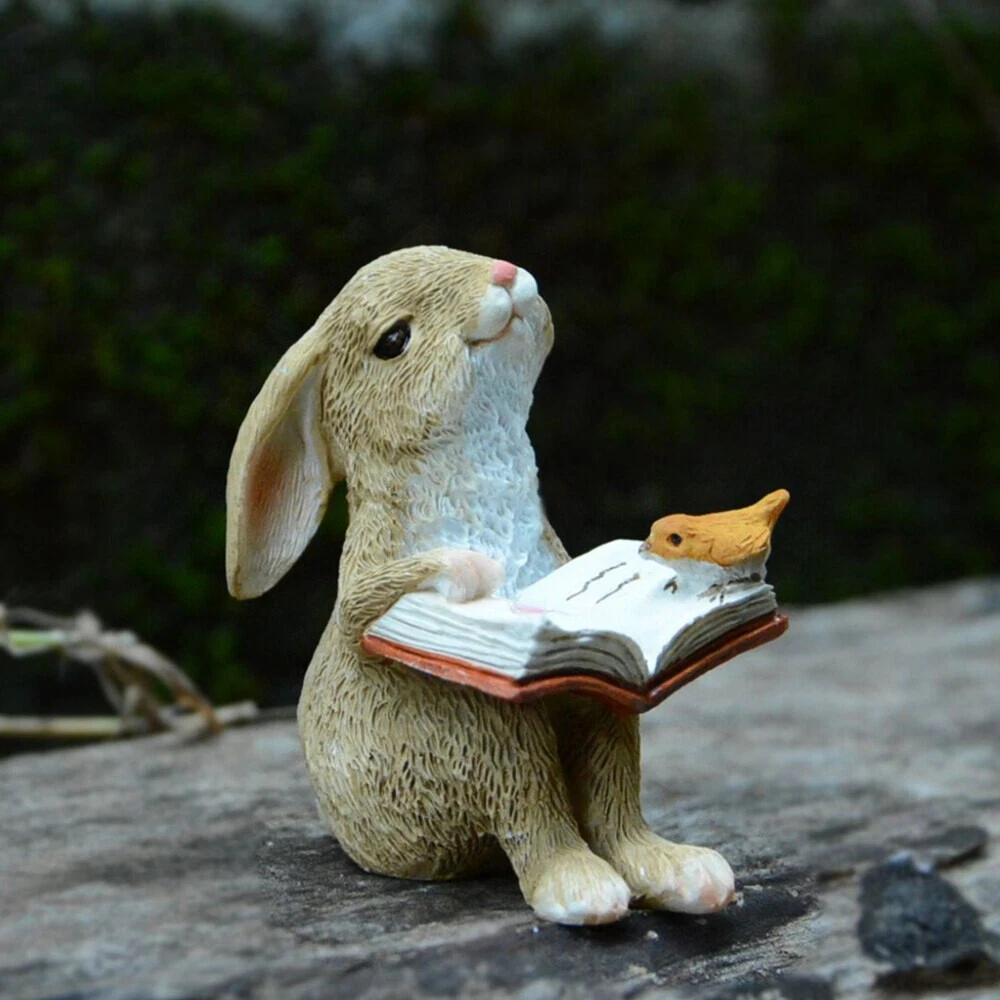 Rabbit Reading A Book