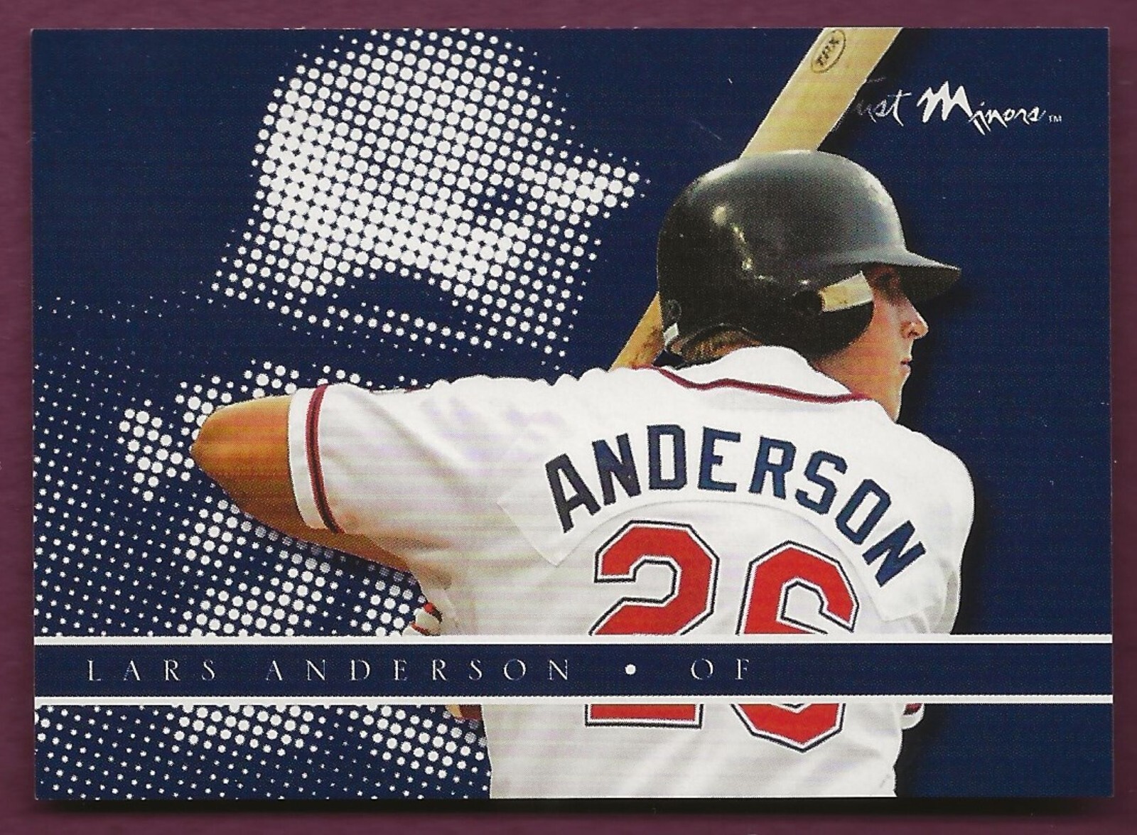 2008 Just Minors JAPR-01 Lars Anderson MINT | eBay
