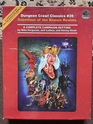 Dungeon Crawl Classics 35: Gazetteer of the Known Realms Box Set ...