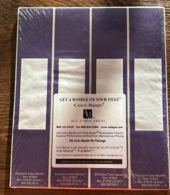 Legal Color Bands File Folder Handles - 100 Color Handles (Jazz Bands ...