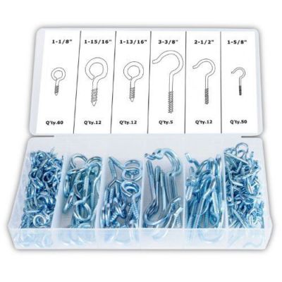 151 Pc Eye Bolt Eye Bolt Eyelet Hook Screw Assortment W/ Case NEW | eBay