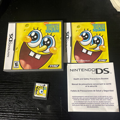 Spongebob Truth Or Square Nintendo DS - Complete CIB 785138363103| eBay