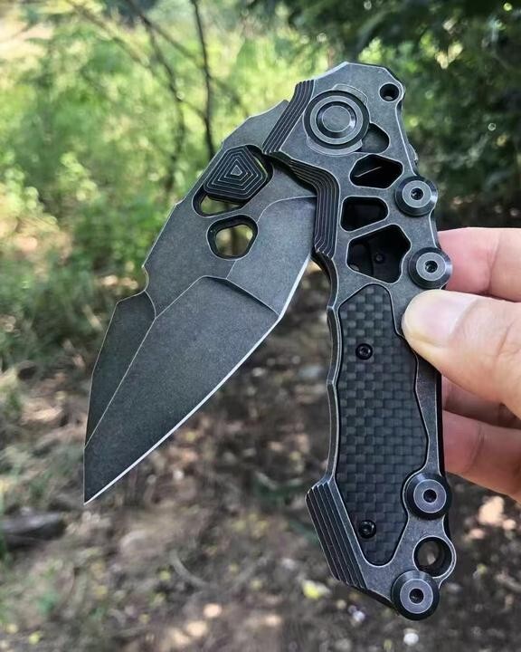 9'' New Fast Opening D2 Blade Steels Handle Tactic Survival Folding ...