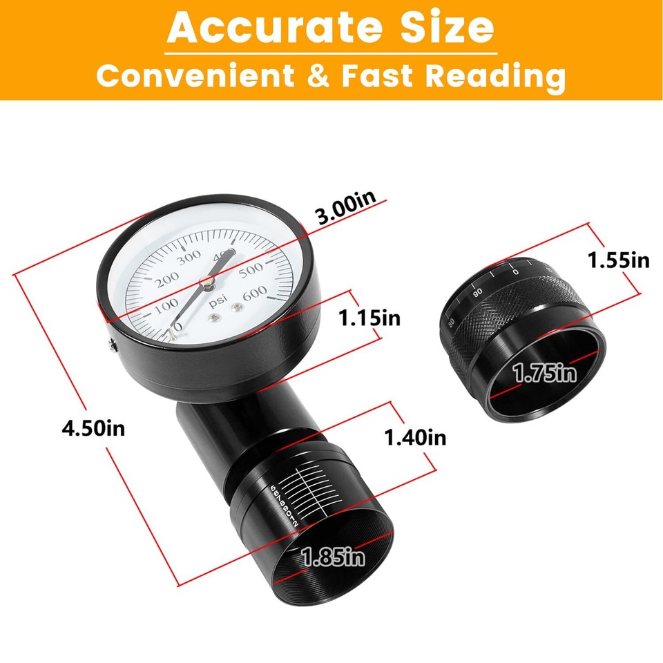 66841 Mini Valve Spring Tester & Measuring Combo for Vise with Height ...