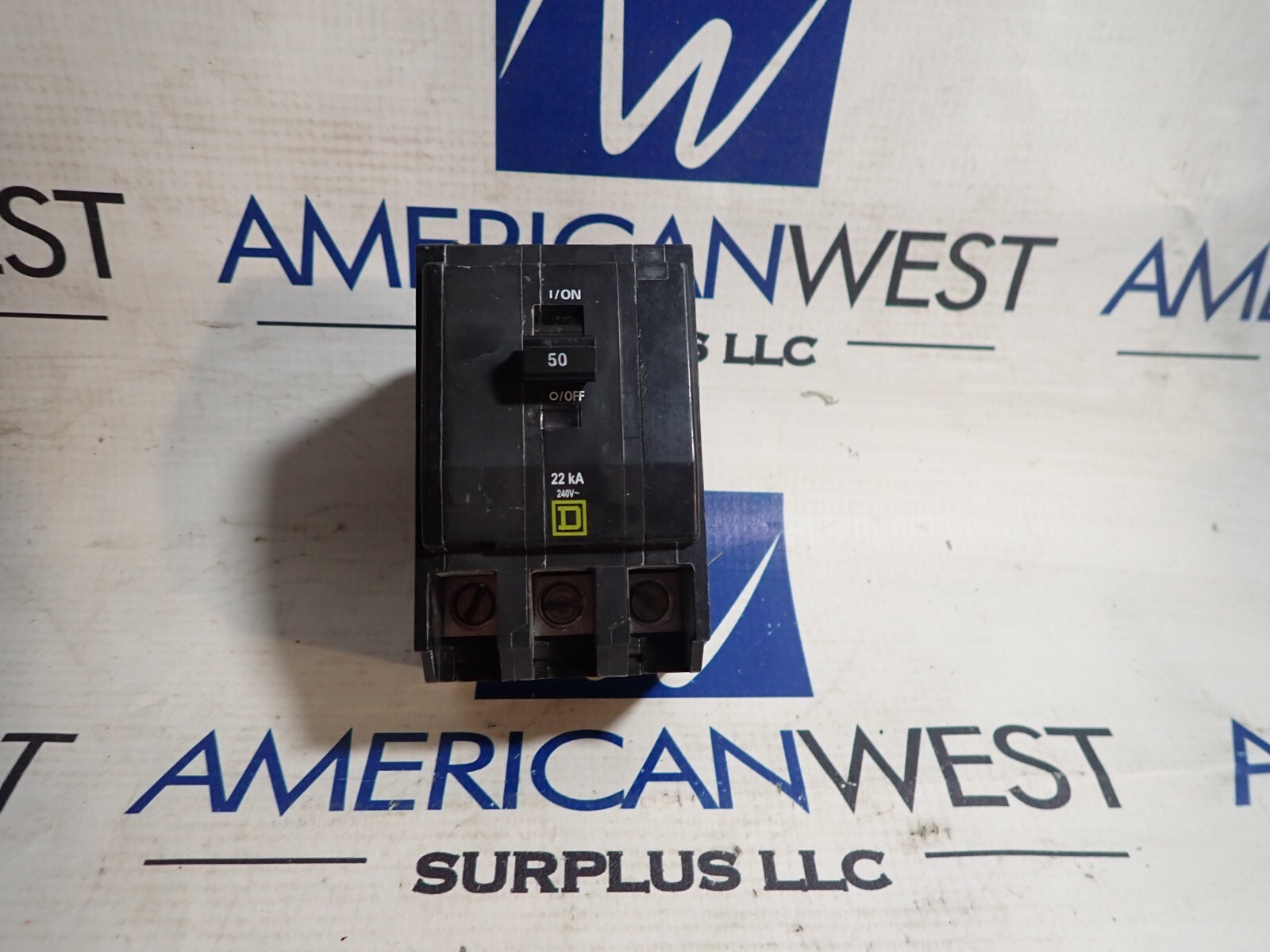 New Surplus Square D QOB350VH 22kA Bolt on QOB VH 3 Pole 50 amp | eBay