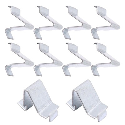 10Pcs Shelf Clips Metal Shelf Clips Compatible with Metal Cabinet Heavy ...