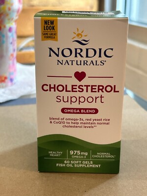 Nordic Naturals Cholesterol Support Omega Blend, 60 Soft Gels | eBay