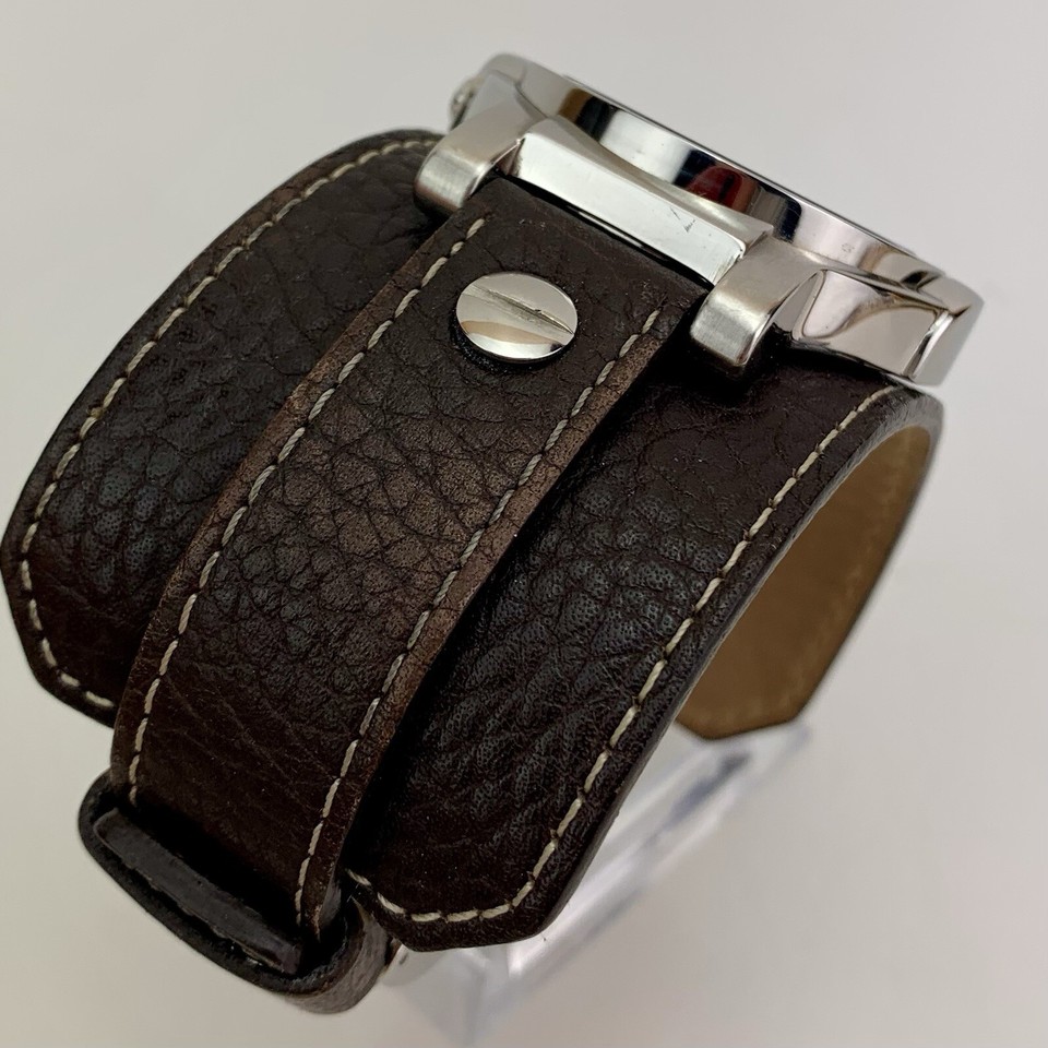 VTG Arnette Mens Watch 24H Sub Dial Stainless Bund Strap Stainless New ...