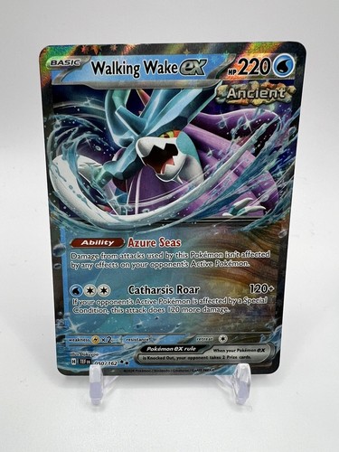 Walking Wake EX 050/162 Full Art NM/M Temporal Forces Pokemon Card ...
