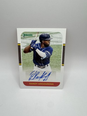 2021 Donruss Retro 1987 Signatures Randy Arozarena Autograph Auto #87S ...