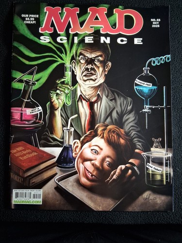Current Issue MAD Magazine "Science" Issue 45 Oct 2025 RFK Bill Nye ...
