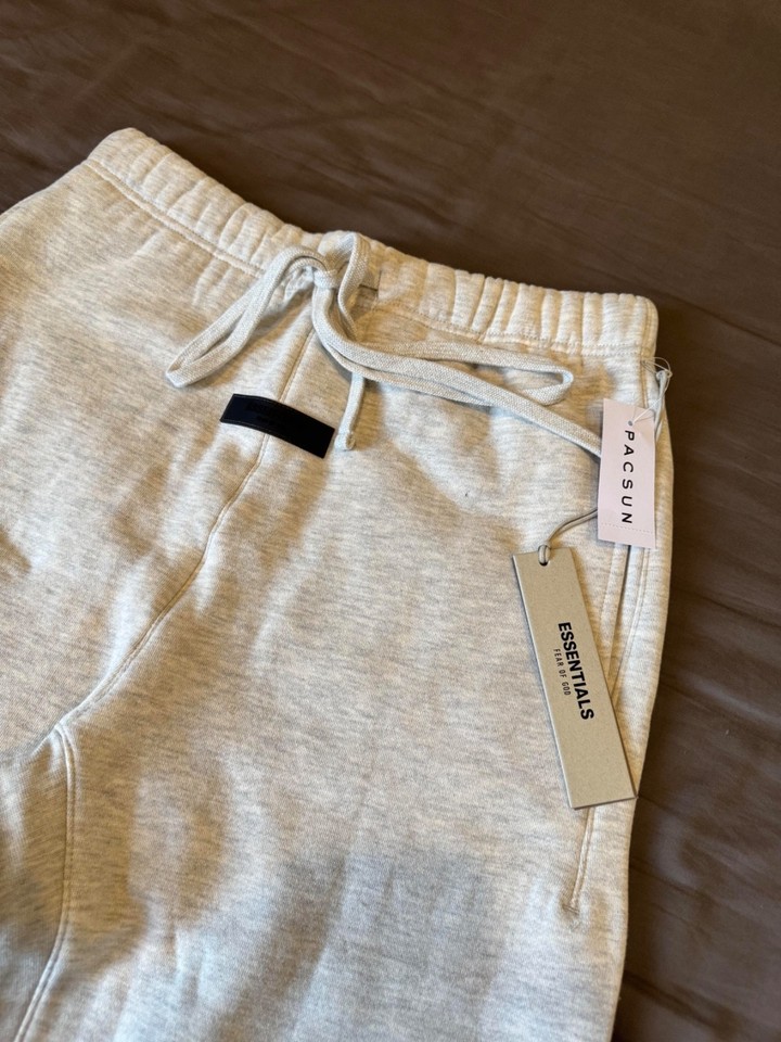 Essentials Fear of God S22 Light Oatmeal Sweatpants XS-XL Size Brand ...