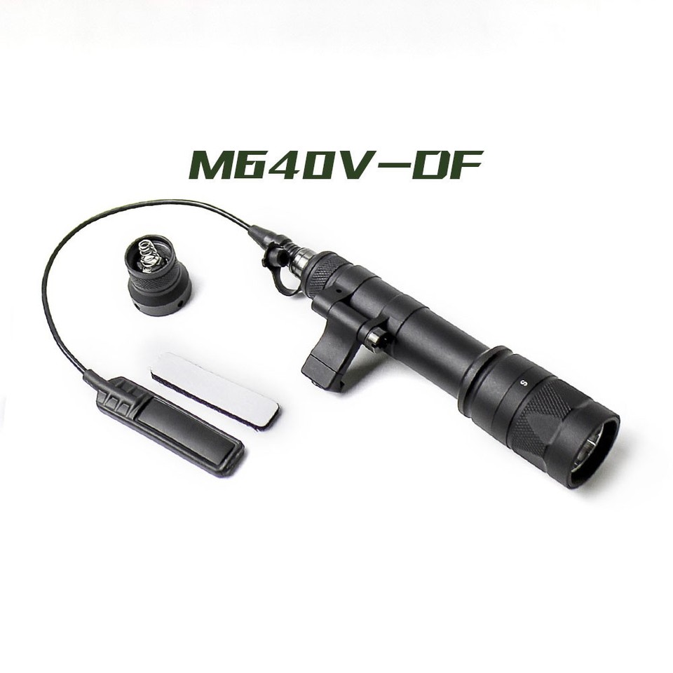 Tactical M640DF M340C LED Weaponlight Offset Side Flashlight W/ Remote ...