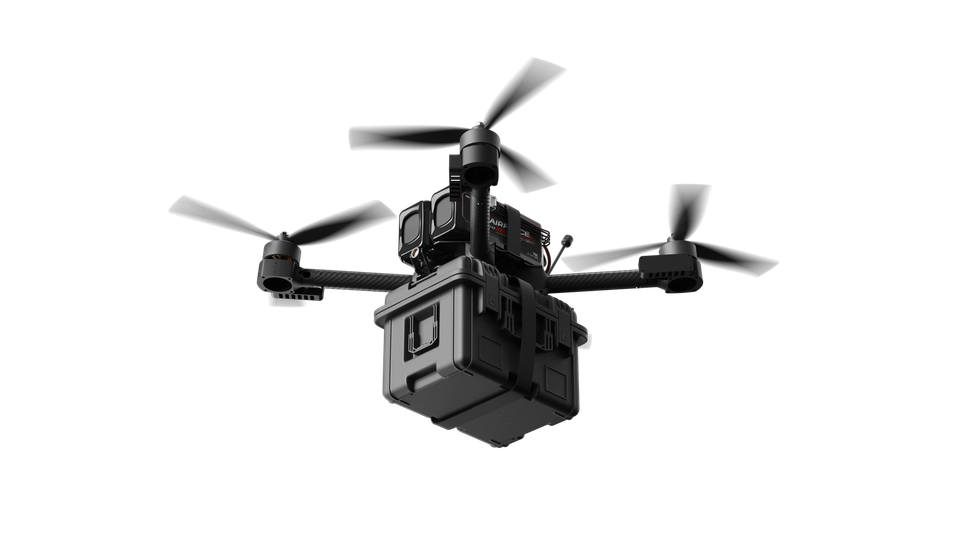 FPV P134M 11KG Heavy-Lift Long-Range FPV Drone 7KG Payload 130KMH ELRS ...
