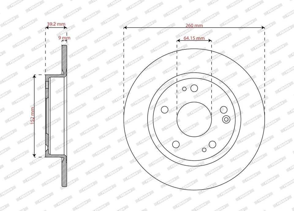 X2 PCS L&R SIDES FITS HONDA CIVIC X SALOON BRAKE DISC DDF3179C FITS FOR ...