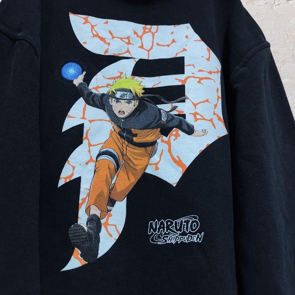 Primitive anime Naruto rare print hoodie imported overseas, made in ...