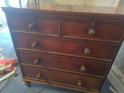 Antique Solid Pine Chester Drawers | eBay UK