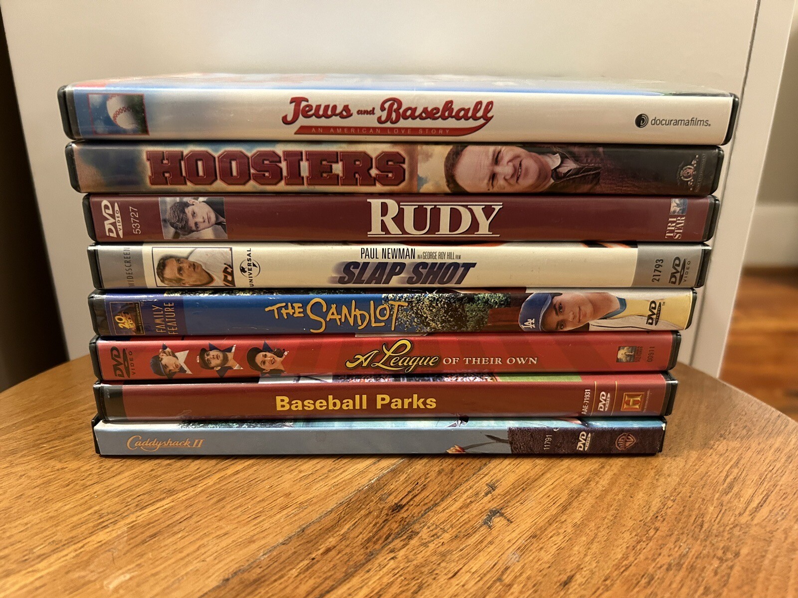 Sports Movie DVD's Rudy, Hoosiers, Slapshot and More! Buy More Save ...
