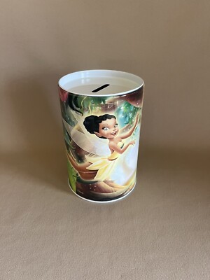 Disney Tinker Bell “Iridessa” Tin Bank By The Tin Box Co.~5 3/4” High ...