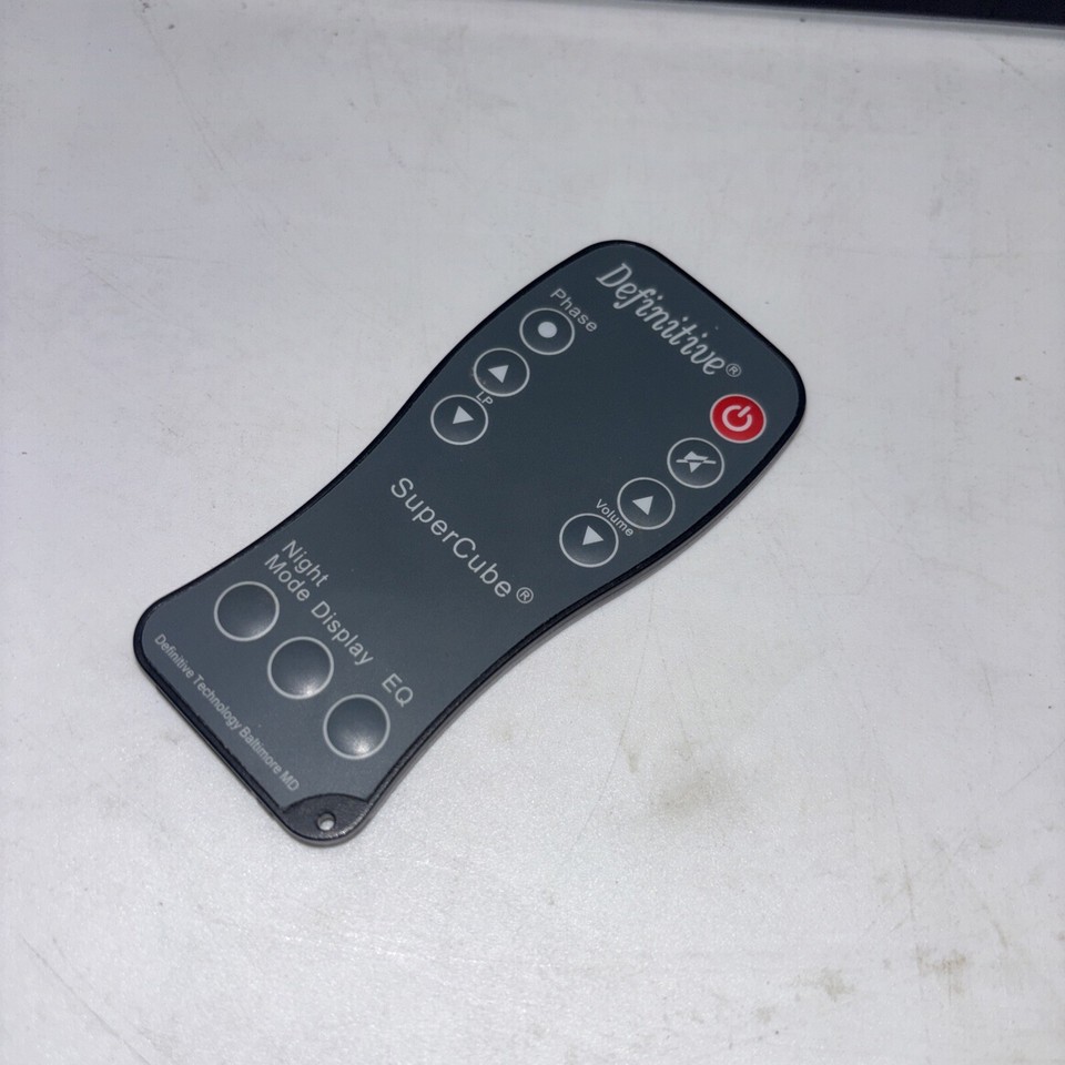 Definitive Technology SC4000 Supercube Subwoofer W/ Remote Tested VIDEO ...