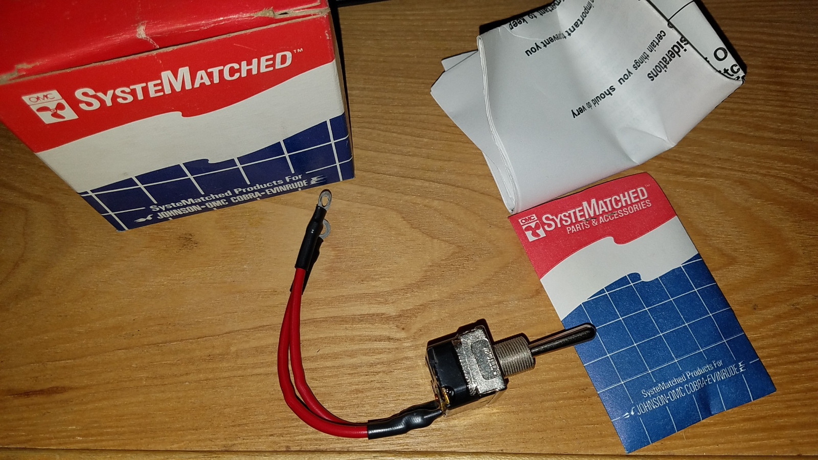 New NOS OEM OMC 398858 Switch Assembly Johnson Evinrude SysteMatched ...