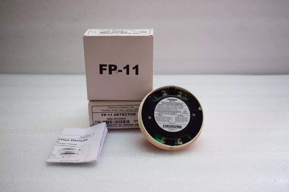 SIEMENS FP-11 INTELLIGENT FIRE PRINTTM DETECTOR FP11 FREE AND FAST SHIP ...