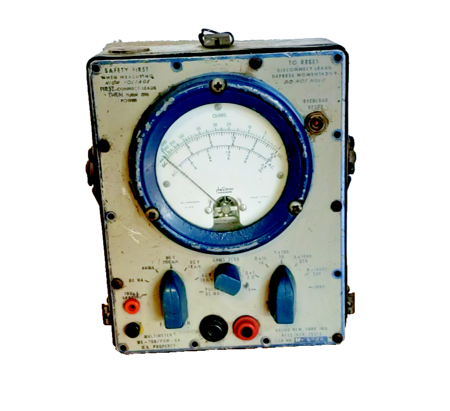 Rare Vintage Military Bruno New York ME-70B/PSM-6A Analog Multimeter ...