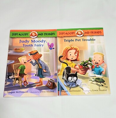 2 Judy Moody & Friends books - "Tooth Fairy" & "Triple Pet Trouble" NEW ...