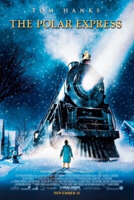 The Polar Express Movie Poster Tom Hanks Christmas 2004 DS *Hollywood ...
