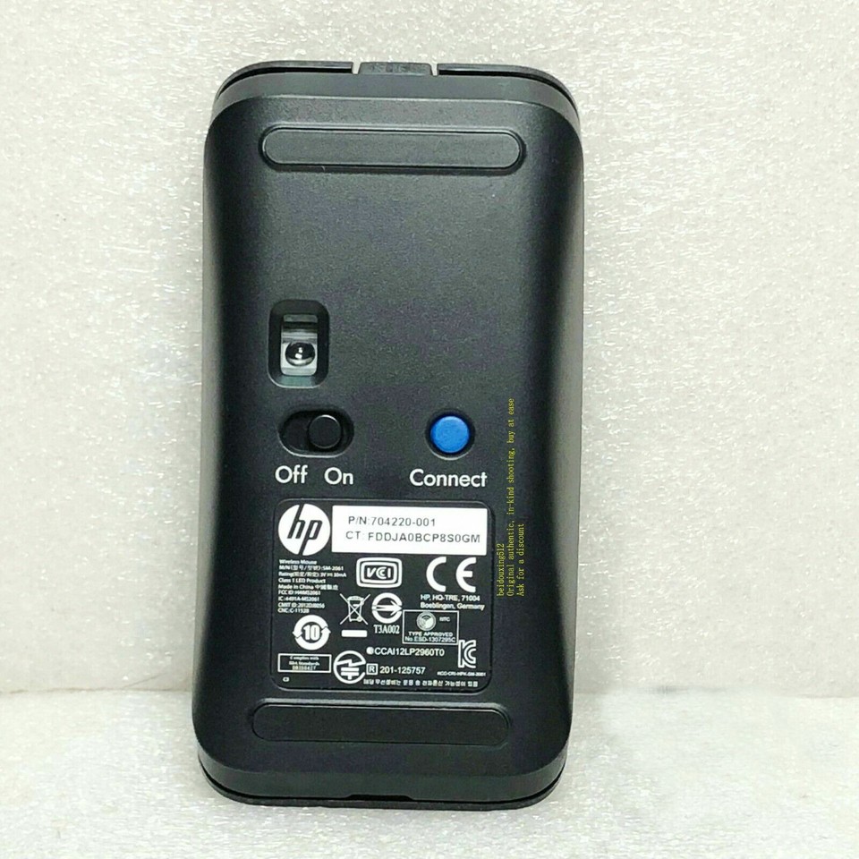New original HP SM-2061 3V = 30mA all-in-one wireless mouse with ...