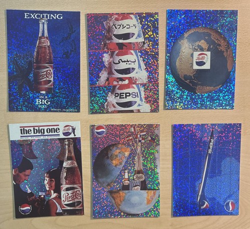 Pepsi Cola Around The Globe PRISM FOIL Chase Card Set F1-F6, 2000 Dart ...