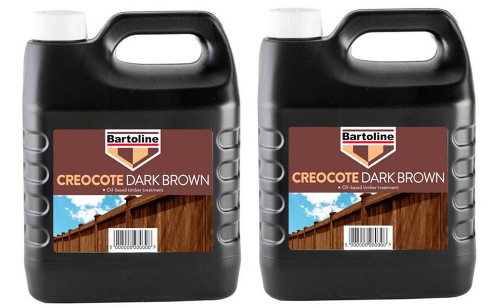 Creocote Creosote Oil Based Timber Shed Fence Trellis Stain Dark Light ...