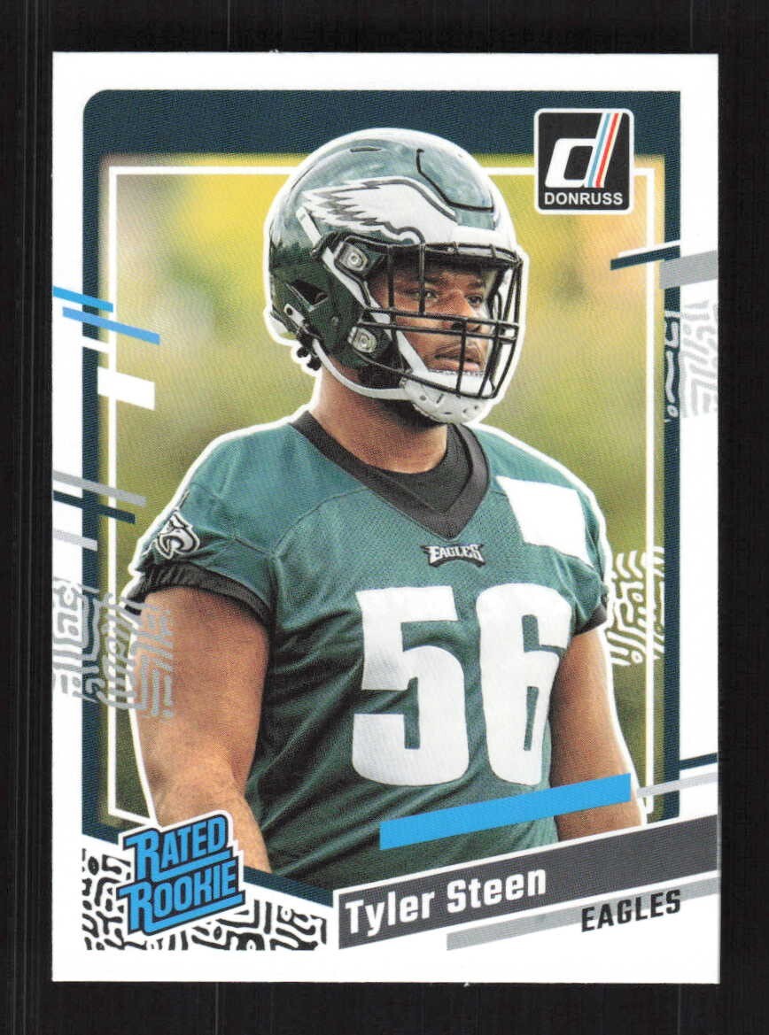 TYLER STEEN 2023 Donruss Rated Rookie Philadelphia Eagles #384 | eBay