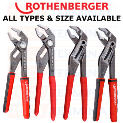 Rothenberger Water Pump Pliers Pipe Plumbing Grips Wrench Spanner ...