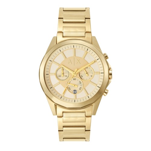 Armani Exchange Drexler Gold Stainless Steel Luxury Watch AX2602 | eBay ...