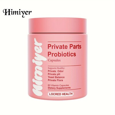 HIMIYER - LOCRED HEALTH Private Parts Probiotics 60 Count Capsules #1 ...