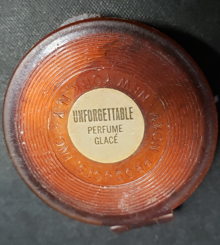Avon New York Unforgettable Perfume Glace Compact Only Vintage Vanity ...